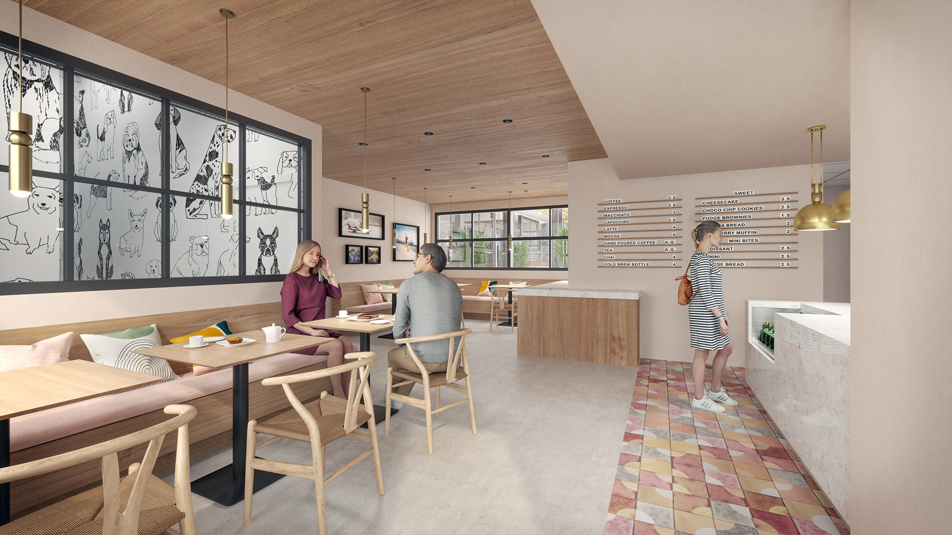 Happy Dog Cafe, Santa Monica, CA | Quezada Architecture